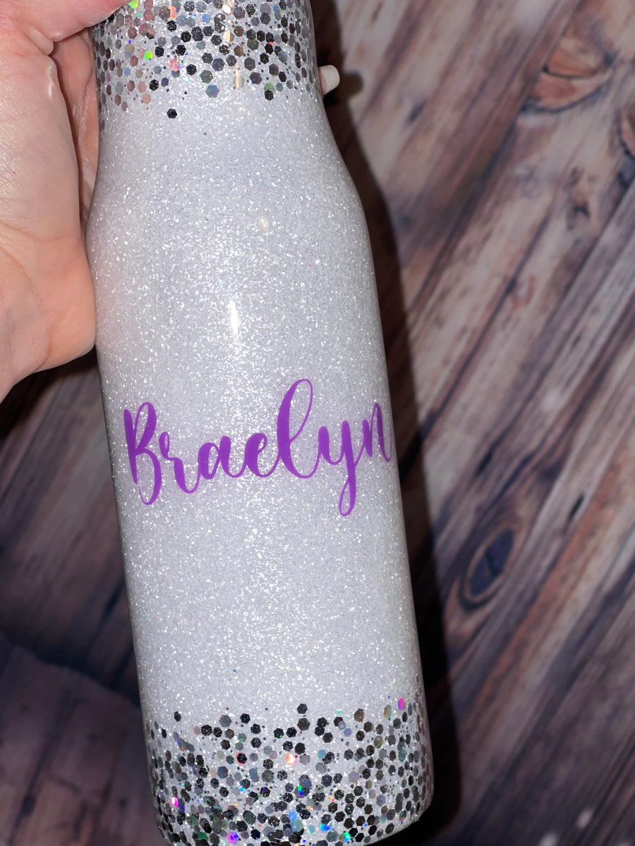 Snow power cheer Glitter Tumbler – The Dazzling Dalmatian